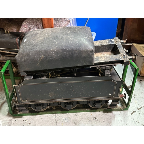 5" gauge live steam scale model of a 260 engine and six wheel tender in ...
