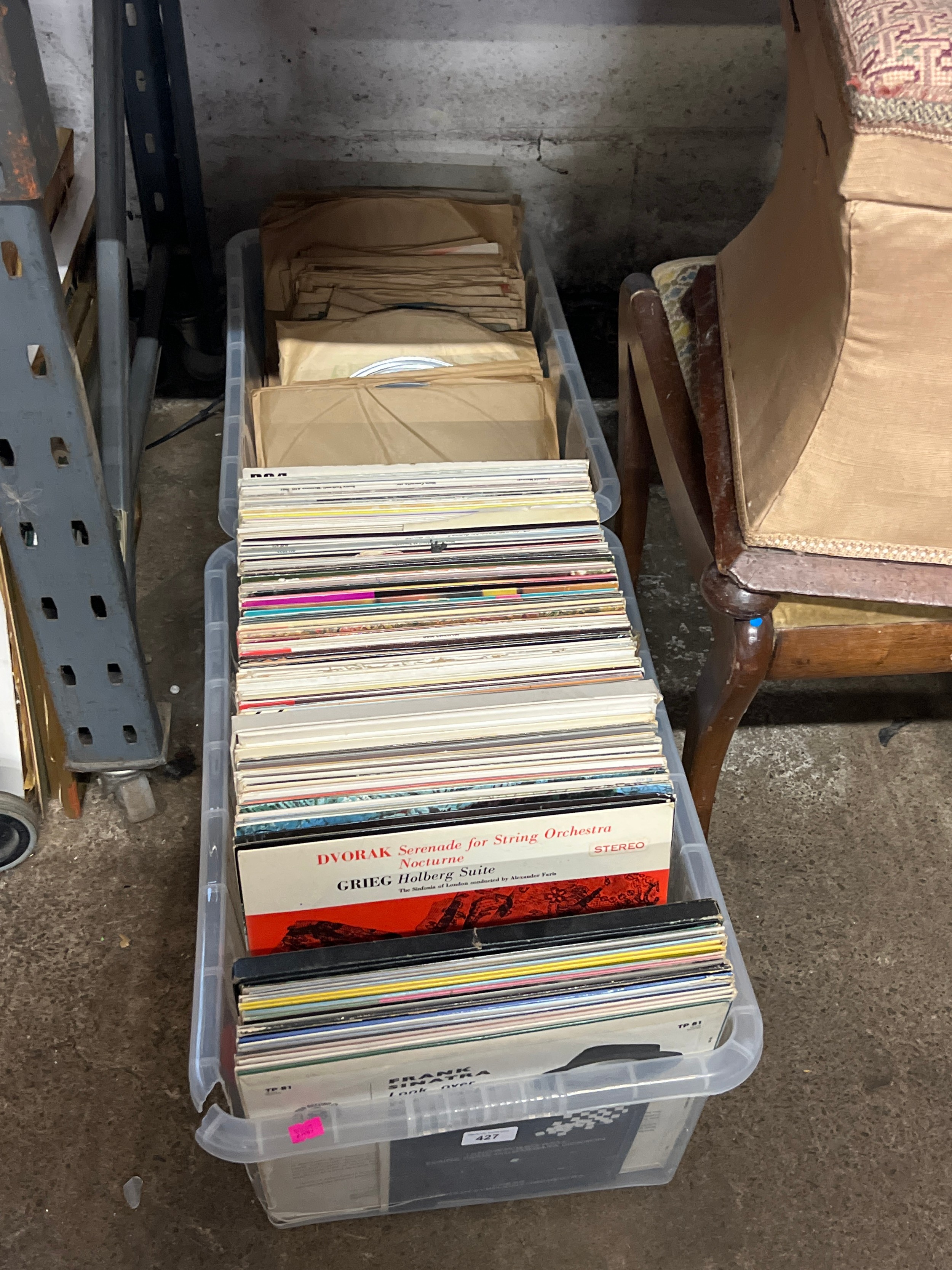 A large quantity of classical, easy listening, big band, Frank Sinatra ...