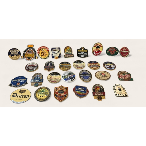 Approx. 28 Vintage Beer Pump Labels