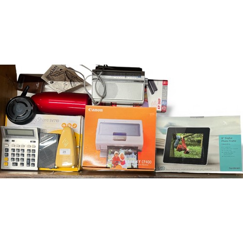 Selection of sundries to include Kodak EasyShare SV710, Canon Selphy ...