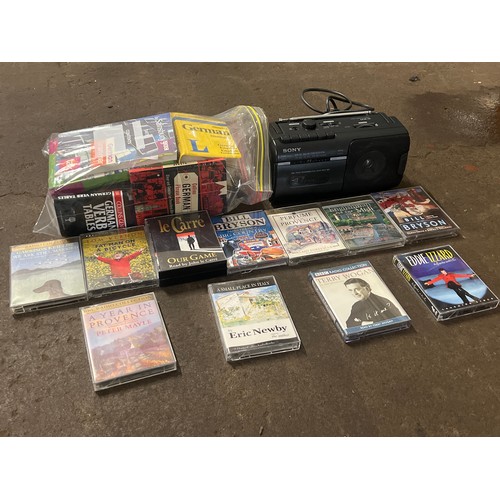 Quantity of assorted Audio books cassettes to include BBC Tom Vernon ...