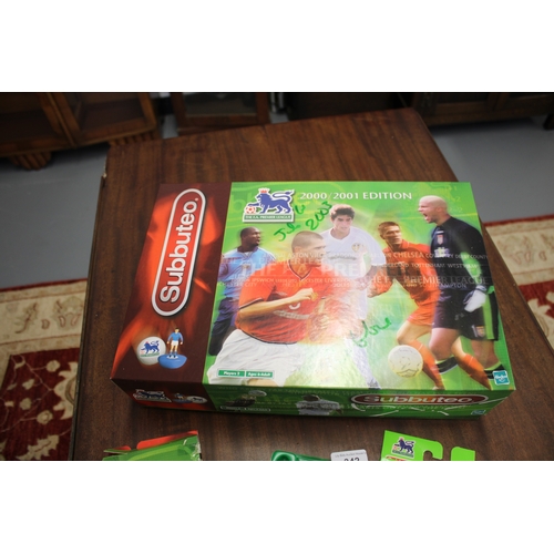 Boxed Subbuteo 2000/2001 FA Premier League Edition together with ...