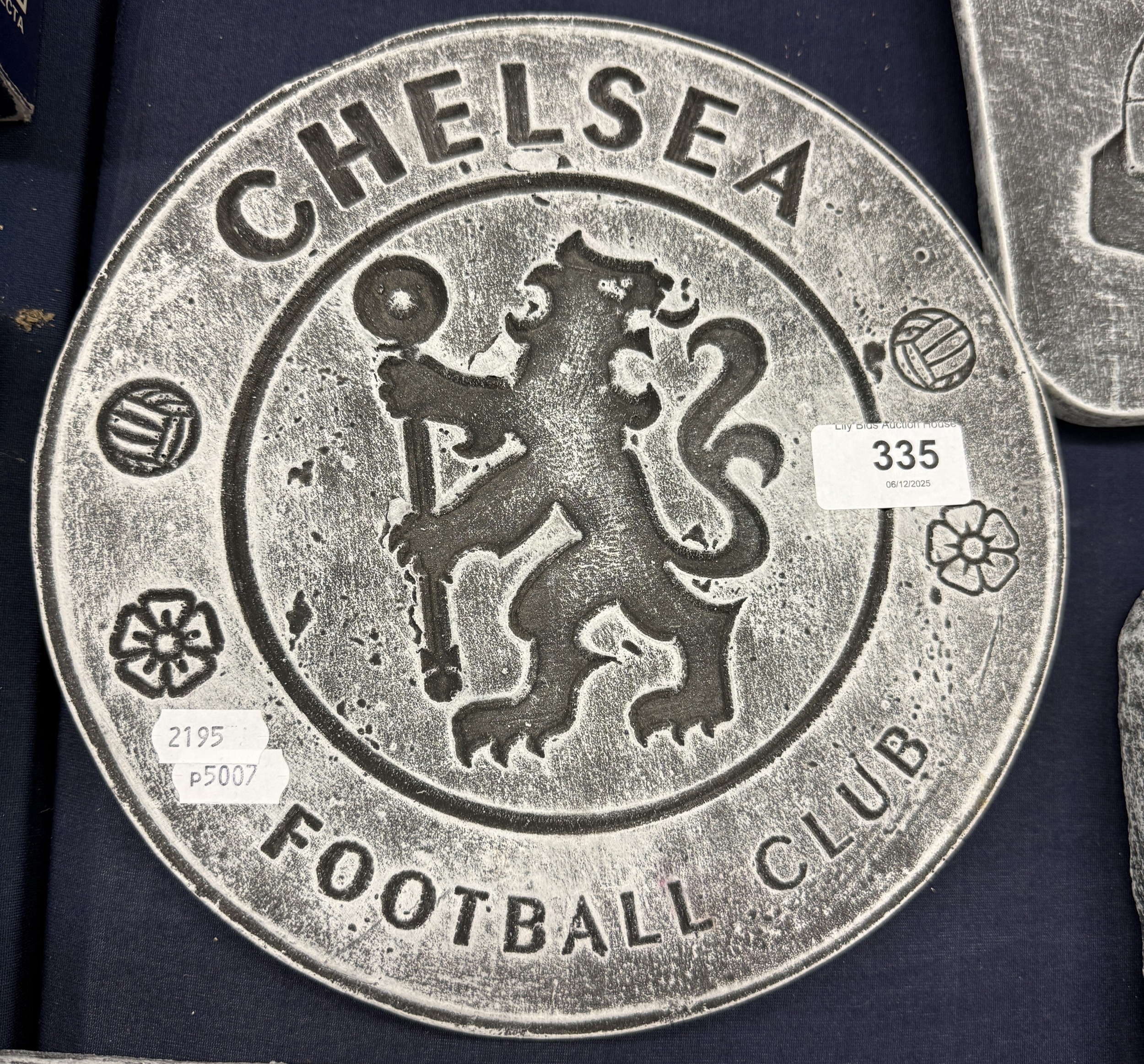 Chelsea Football Club Stone Plaque