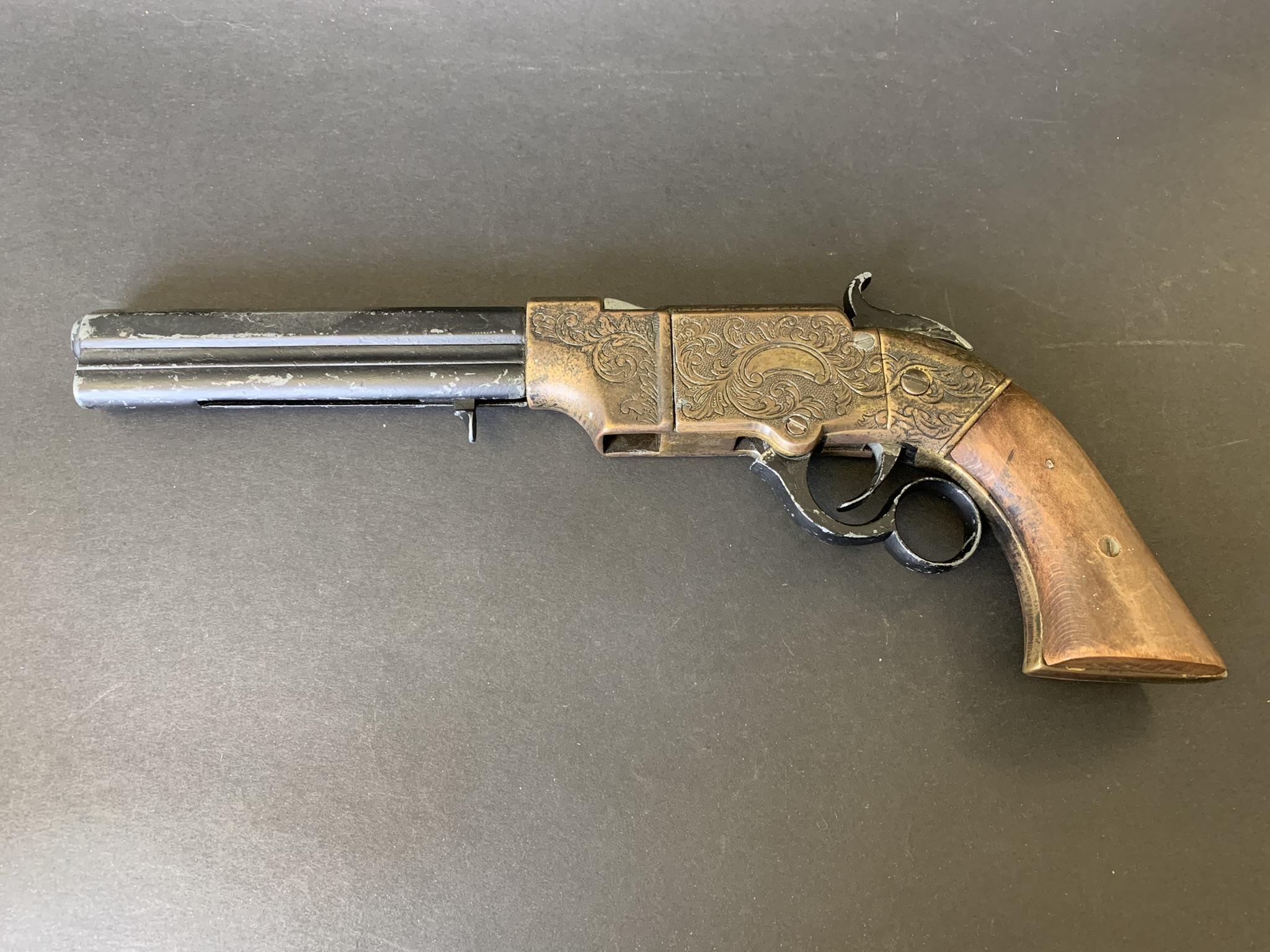A replica Volcanic pocket pistol, approx. 12" long