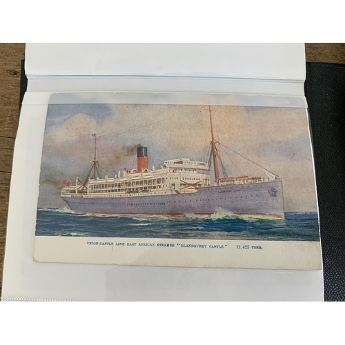 A small postcard album part filled with approx. 27 early 20th Century ...