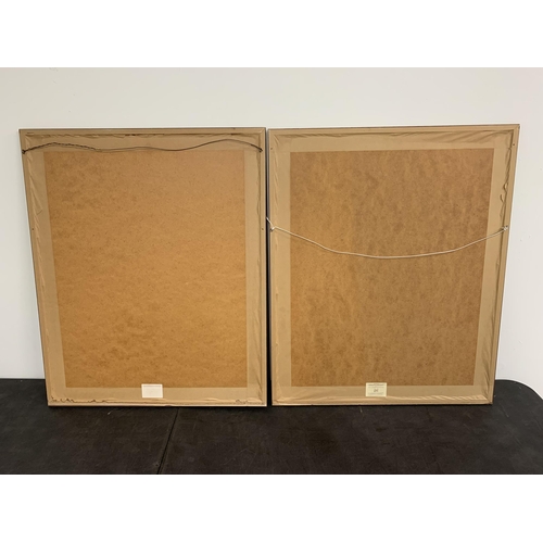 Two vintage framed maps (one glazed) 'The Piscatorial Atlas', 'Cod' and ...