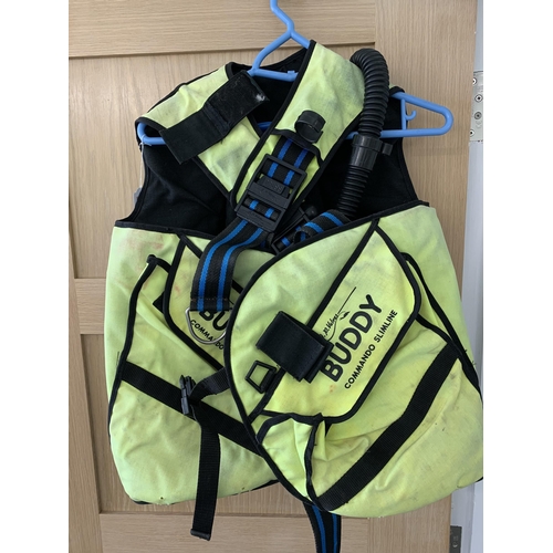 A vintage Buddy Commando stab jacket with auto air pipe