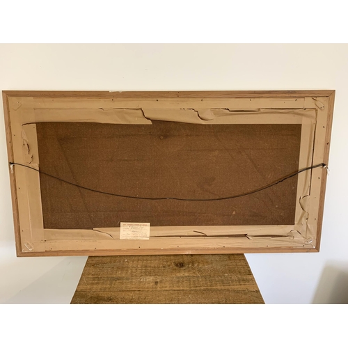 Alfred Russell 1970, a very large oil on board of a rural scene ' A ...