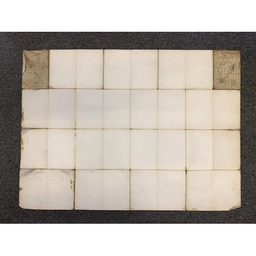 WW1 era dated War Office 1915 map of Amiens printed paper linen backed ...