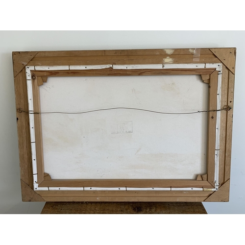 Colin Moore, Essex marine artist, a large gilt framed oil on canvas of ...