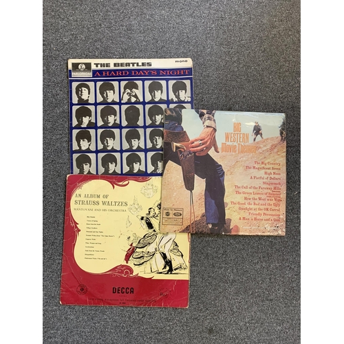 A large tub of vintage 45 singles plus few albums including Beatles