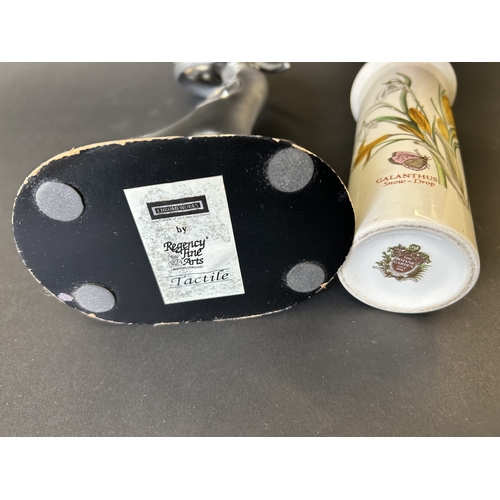 Regency Fine Arts 'Chrome Works' figurine, 11 1/2" tall plus a ...