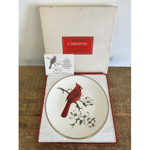 A 1974 Avon Products boxed collectors plate