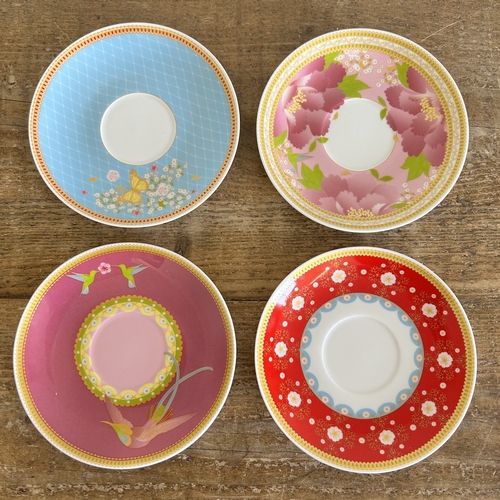 A boxed 'Cashmere Enchante' four setting tea set by Maxwell and ...