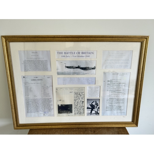 A large framed and glazed limited edition Battle of Britain 1940 ...
