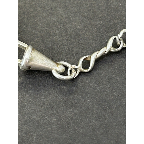 A 925 sterling silver chain, various parts with hallmarks, approx. 24 ...
