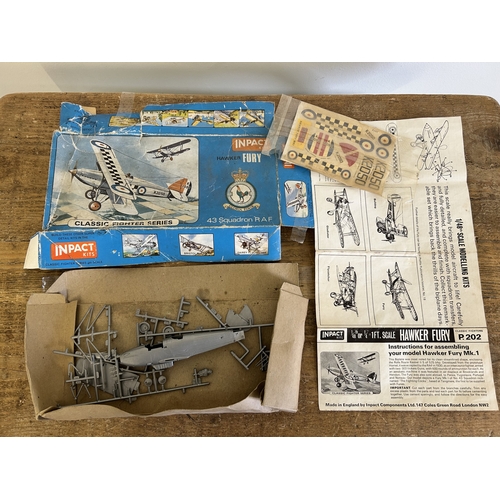 Vintage boxed Airfix, Inpact and Monogram etc model kits (boxes ...