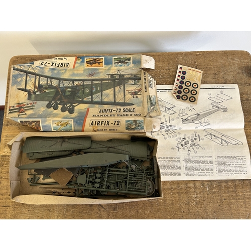 Vintage boxed Airfix, Inpact and Monogram etc model kits (boxes ...