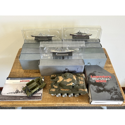 Nine Atlas Editions by Deagostini 'Legendary Warships of WWII' models ...