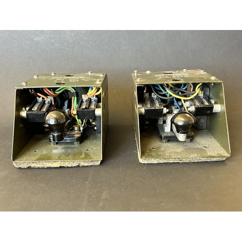 Two WW2 era 'Unit Operator' MkII morse keys, approx. 5" long