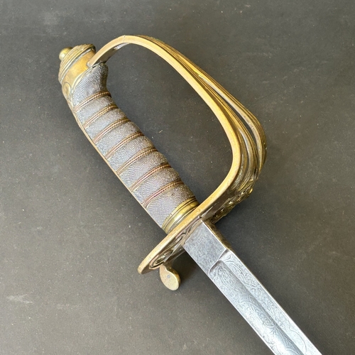 A 'Pillin' of Gerrard St London 1827 pattern Infantry Officers sword ...