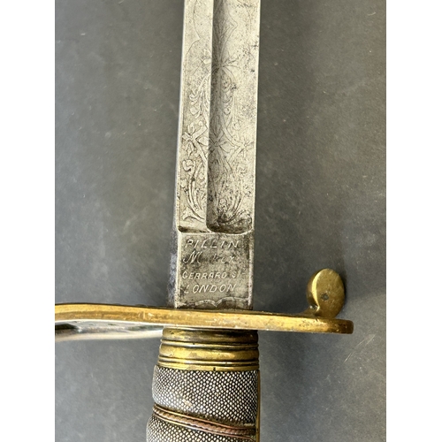 A 'Pillin' of Gerrard St London 1827 pattern Infantry Officers sword ...
