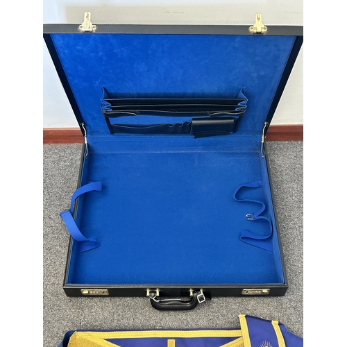 A vintage Masonic undress collar with apron marked 'Assistant' to ...