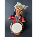 A vintage circa 1960's Japanese Alps Shoji tin plate 'Drumming Indian ...