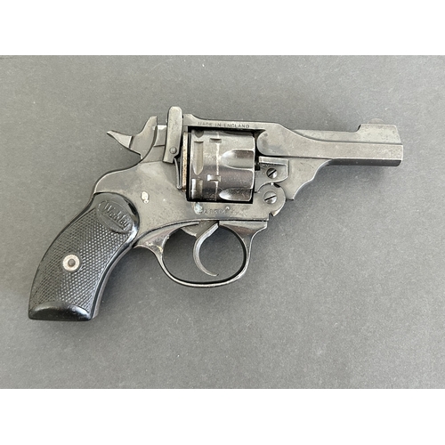 A Webley MK IV 1930's to WW2 service revolver, with all moving parts ...