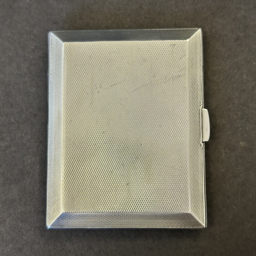 A hallmarked silver cigarette case, London 1936 by Padget & Braham Ltd ...