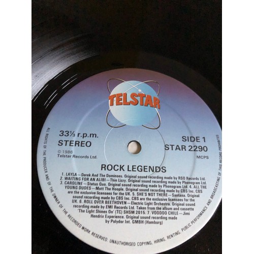 Legends of rock double album, 28, classic rock tracks. Telstar. STAR2290,