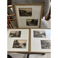 6 Mounted lithographic Prints