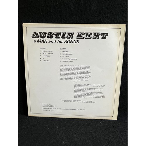 Signed Austin Kent, a man and his songs.