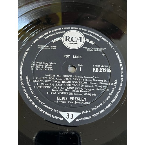 Elvis. Pot Luck. RCA RD-27265