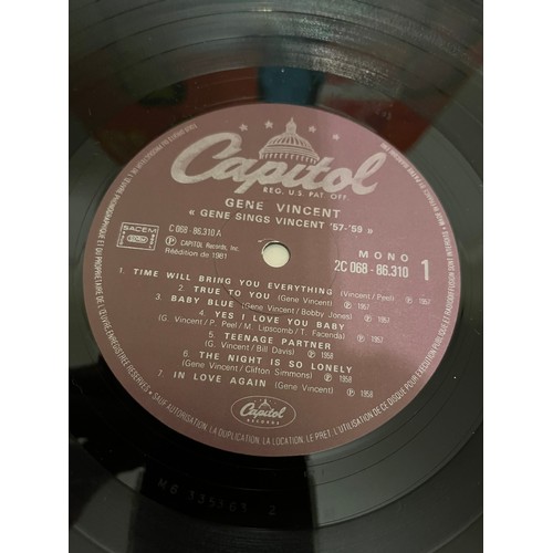 Gene Vincent. Songs, 1957 to 1959, with the blue caps French import. 2C ...
