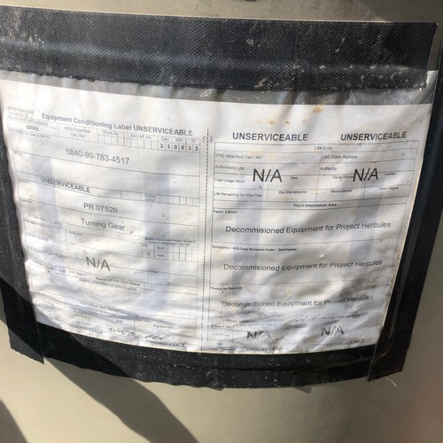 MOD - Watchman Radar System Plessey Radar England. Ex MOD As used at ...