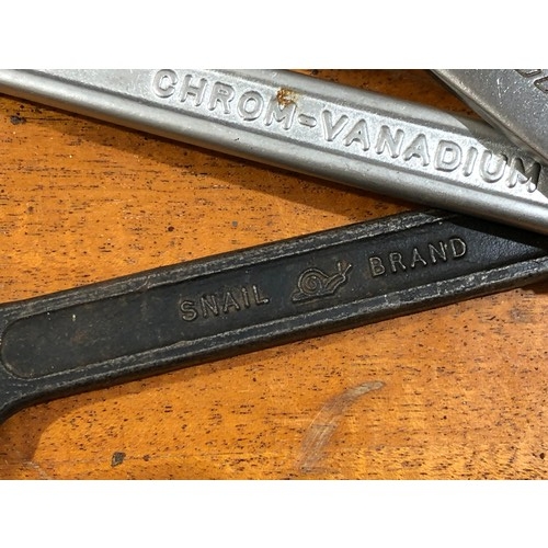 Snap-on 30mm spanner, Snail Brand and Chrom-Vanadium