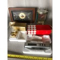 Emirates Bank paperweight clock, plastic carriage clock, digital clock ...