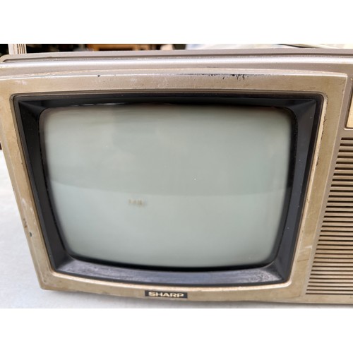 Vintage Portable TV by Sharp