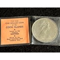 Proof Cook Islands, $1 coin 1972, depicting Tangaroa ancient God of ...