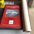 Old 1906 maps of Chulmleigh and Ashriegney plus a book of Chulmleigh