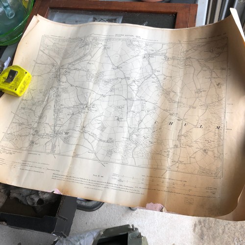 Old 1906 maps of Chulmleigh and Ashriegney plus a book of Chulmleigh