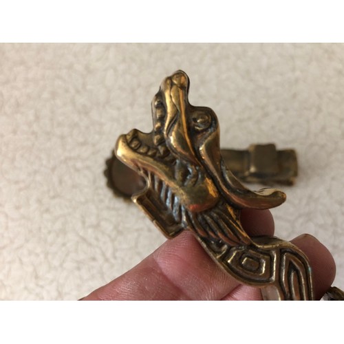 2 Old Chinese Bronze knife rests