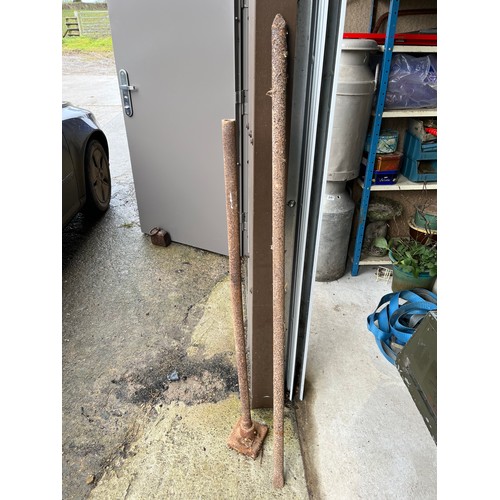 Concrete tamper and breaking bar
