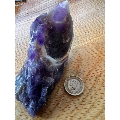 Large Blue John crystal specimen.