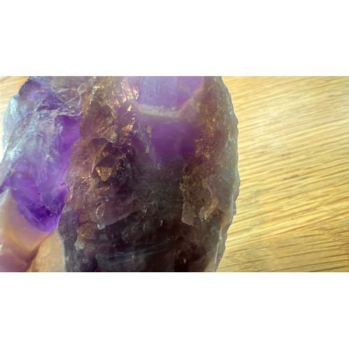 Large Blue John crystal specimen.