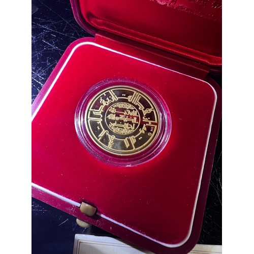 Bahrain gold coin 11g 90% gold commemorative coin