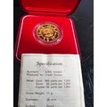 Bahrain gold coin 11g 90% gold commemorative coin