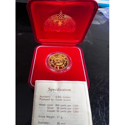 Bahrain gold coin 11g 90% gold commemorative coin