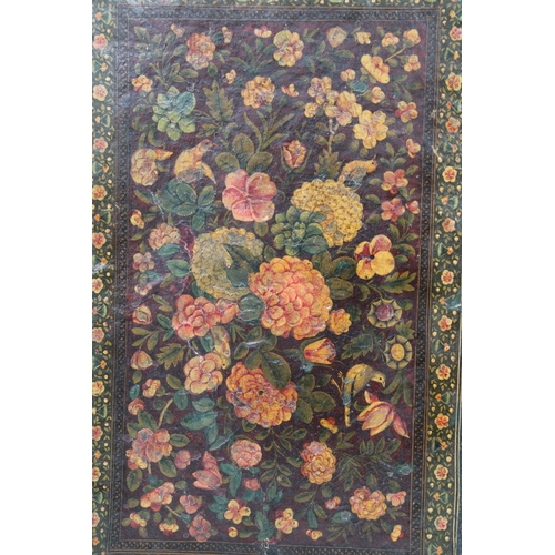 Qajar Lacquered Paper-Mache Book Cover - This 19th-century masterpiece ...